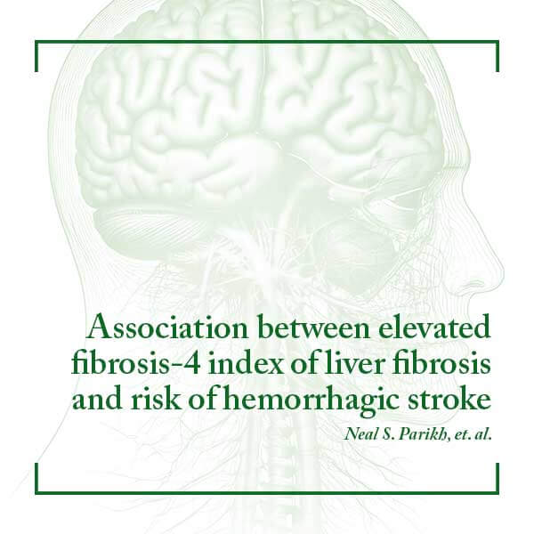 Association between elevated fibrosis-4 index of liver fibrosis and risk of hemorrhagic stroke ...